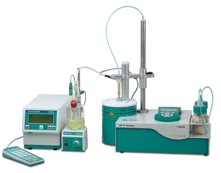 831 KF Coulometer and 860 KF Thermoprep | Metrohm