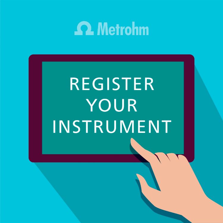 Register Your Instrument | Metrohm