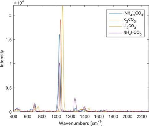 Differentiation of inorganic salts using Raman spectroscopy | Metrohm