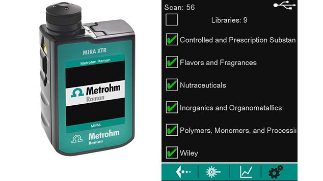 MIRA XTR Biblioteca Espectral Raman KnowItAll | Metrohm
