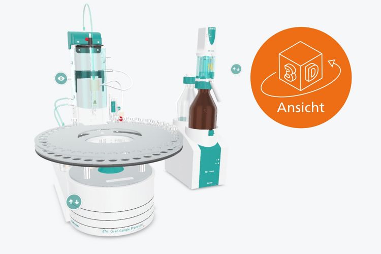 3D-Modell Oven Sample Processor | Metrohm