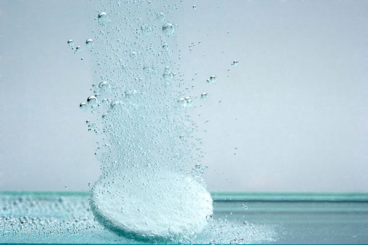 Chloride in potassium bicarbonate and potassium chloride effervescent ...