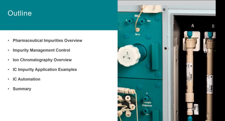 Drug monographs, assays, and impurity evaluations using Metrohm Ion ...