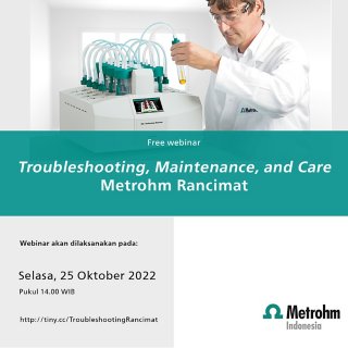 Troubleshooting, Maintenance, and Care Metrohm Rancimat | Metrohm